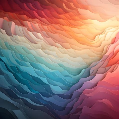 Premium Ai Image Colorful Gradient Pattern Wallpaper Illustration