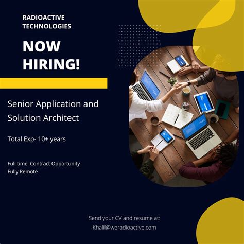 Vinod D On Linkedin Hiring Remotework Share Resume Seniorarchitect Solutionarchitect