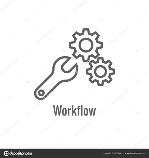 Workflow Efficiency Icon Showing An Aspect Of Efficiency In Work Stock