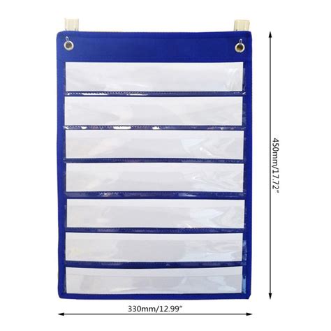 Classroom Pocket Chart With 6 Hooks For Standards Grandado