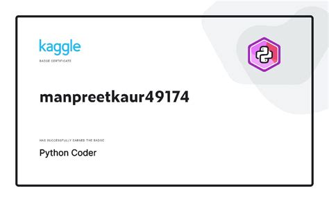 kaggle python pythoncoder datascience machinelearning ai… manpreet kaur