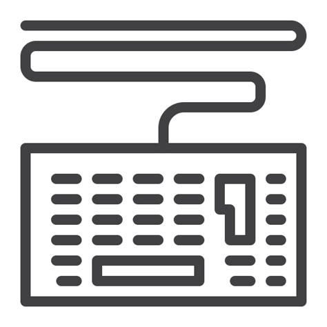 Keyboard Typing Input Device Computer Accessory Icon Download On Iconfinder