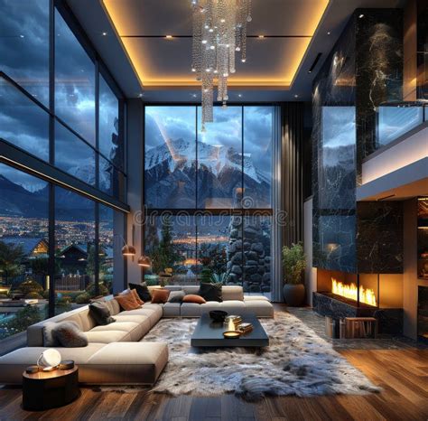 Luxury Modern Mansion Living Room
