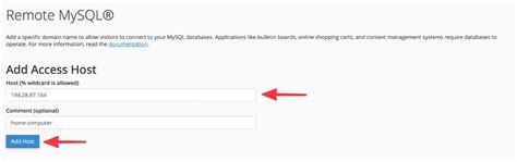 Работа с базой данных mysql в cpanel hostpro wiki