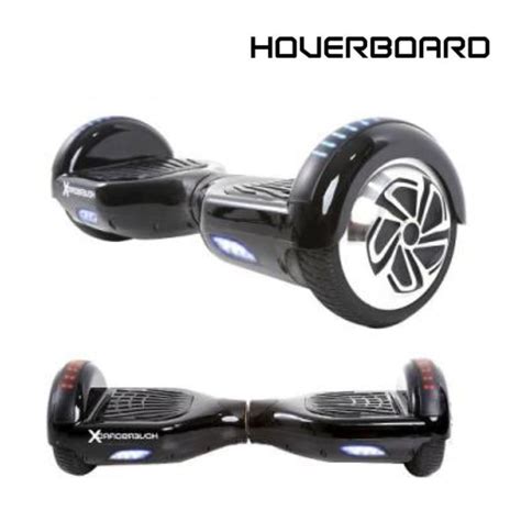 Skate Eletrico Hover Board Roda 65 Pol Velocidade Variavel Preto Carrefour