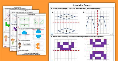 symmetric figures homework extension year 4 properties of shape