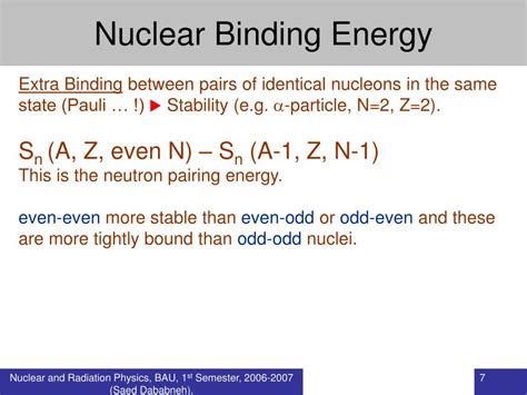 PPT Nuclear Binding Energy PowerPoint Presentation Free Download ID