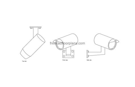 Surveillance Camera Autocad Block Free Cad Floor Plans