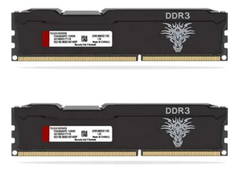kit 2 memória ddr3 4gb desktop dissipador de calor 1333mhz frete grátis
