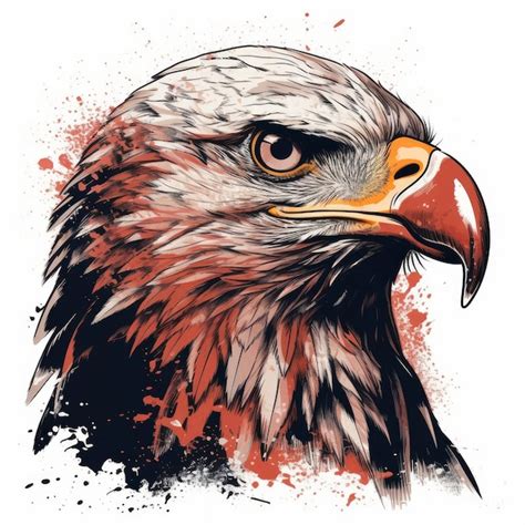 Premium Photo Eagle Vector Illustration For T Shirt Drawn In Adobe
