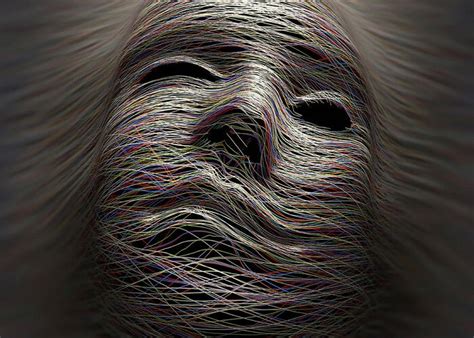 Distorted Head Greeting Card By Ktsdesign Sciencephotolibrary