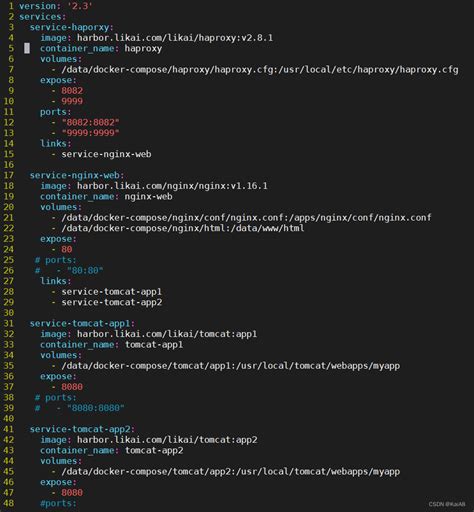 【docker基础】使用harbor搭建私有仓库 Docker Compose使用示例harbor Docker Compose Csdn博客