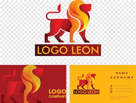 Business Card With Lion Logo Png Pngwing