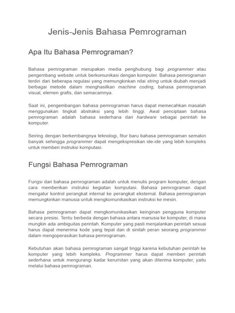 Pemrograman Dasar 10 Pdf