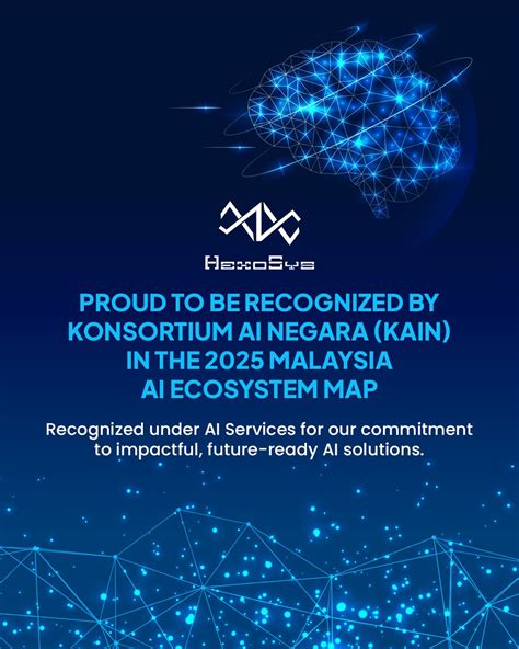 We Are Proud To Announce That Hexosys Has Been Officially Selected As A