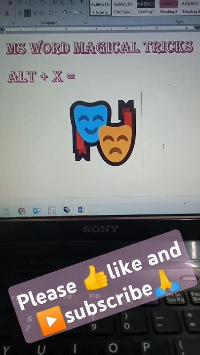 🎭🎭screct Code And Magical Tricks For Ms Word Shortvideo Mswordmagic