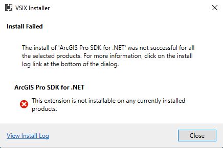 Error This Extension Is Not Installable On Any Currently Installed Products