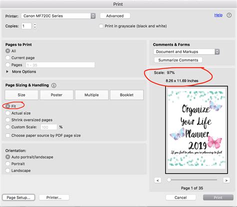 How To Resize Printables To Fit Your Planner