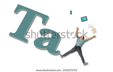Man Passed Out Stress Forms Letter Stock Illustration 2412372753
