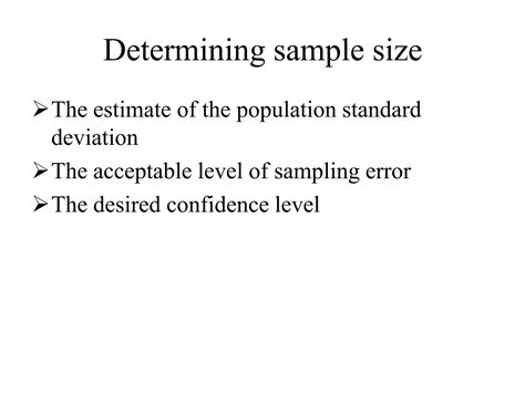 Sample Size Determination Pptx