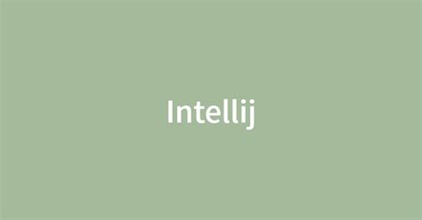Intellij 인텔리제이 환경에서 mySQL 사용하기