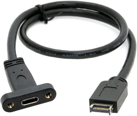 Chenyang CY USB 3 1 Type E Front Panel Header Male To USB C Type C Female Extension Cable With