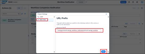 Create And Configure Action In The Process Flow Sap Tutorials
