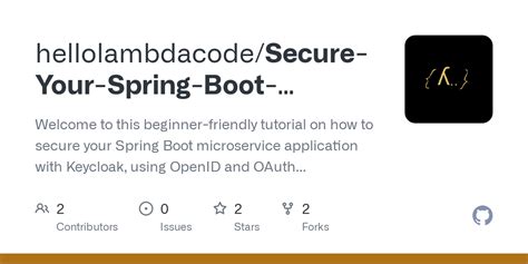 Github Hellolambdacodesecure Your Spring Boot Microservices With