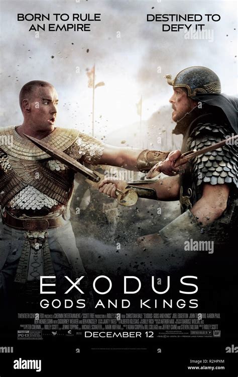 Exodus 2014 Poster Exodus Gods And Kings Movie Poster
