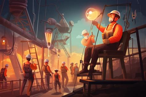 Premium Photo Exploring The Vitality Of Work Safety Compliance Insights Into The Industry Concept