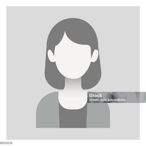여성 사람 기본 여성 아바타 소셜 미디어 포럼 데이트 사이트에 대한 이미지 회색 프로필 익명 얼굴 사진 벡터 일러스트 레이 션 Brand Name Online