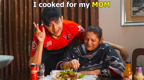 I Cooked For My Mom Youtube