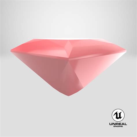 3d Princess Cut Ruby Model Turbosquid 1860318