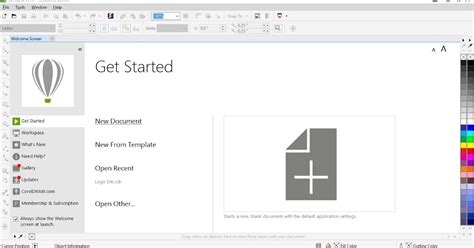 TUTORIAL COREL DRAW X7 DASAR Membuat Halaman Kerja