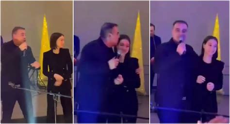 ვიდეო „ეს არის ჩემი გოგო ჩემი მელანო“ დათო ხუჯაძემ სცენაზე უფროსი ქალიშვილი მიიხმო და მასთან