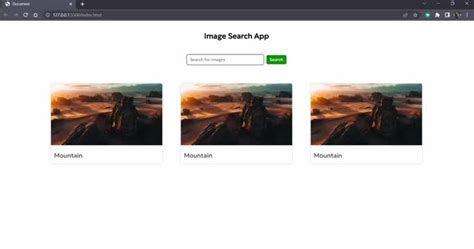 Sourav Dash On Linkedin Project 10image Search App Using Html Css
