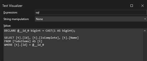 View Generated Queries From Ef Core Kostis Grontis