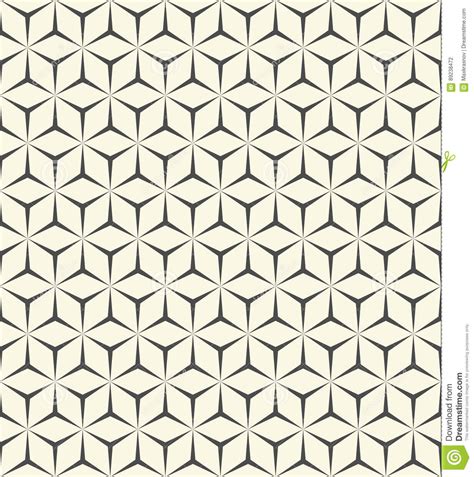 Seamless 3d Cube Pattern Abstract Minimalistic Background Vector