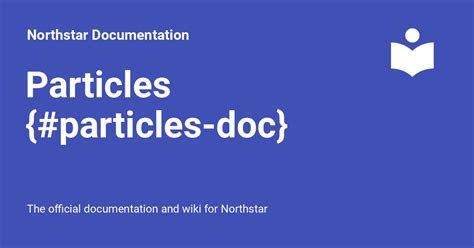 particles northstar documentation