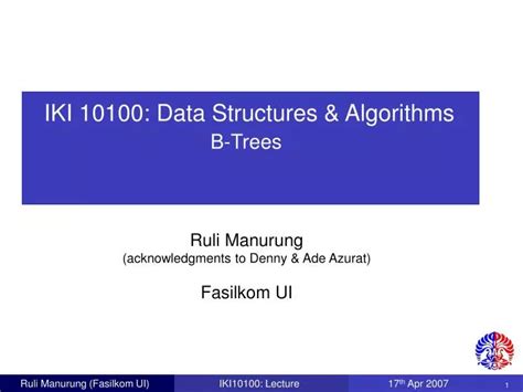 Ppt B Trees Powerpoint Presentation Free Download Id5371251