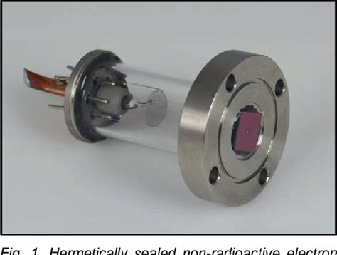 Figure 1 From P33 An Electron Capture Detector Based On A Non Radioactive Electron Source Figure 1 From P33 An Electron Capture Detector Based On A Non Radioactive Electron Source