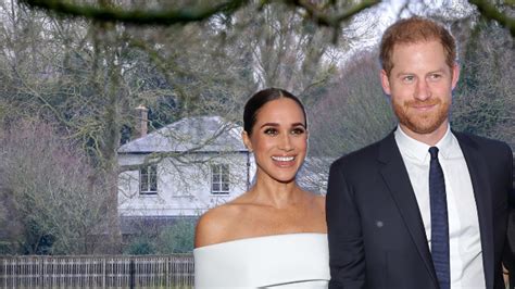 Prince Harry and Meghan Markle's empty Frogmore Cottage home they were ...