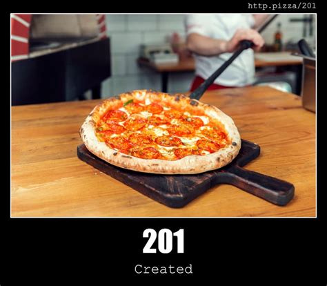 201 Created Status Code And Pizzas