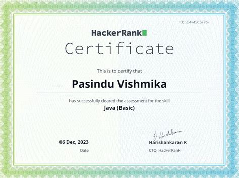 Pasindu Vishmika On Linkedin Im Happy To Share That Ive Obtained A New Certification Java