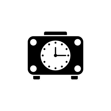 Alarm Clock Vector Icon Illustration 23246131 Vector Art At Vecteezy