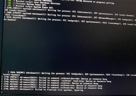 Possible Kernel Grub Systemd Shutdown Error Message Page Newbie EndeavourOS