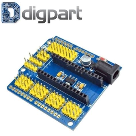 arduino nano shield v3 blue io sensor expansion adapter breakout board