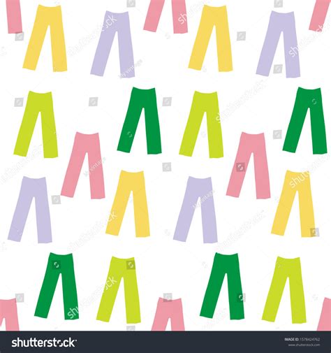 Vector Seamless Pattern Cute Pants Pattern เวกเตอร์สต็อก ปลอดค่า Vector Seamless Pattern Cute Pants Pattern เวกเตอร์สต็อก ปลอดค่า