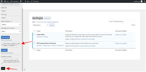 Wordpress Install Plugins On The Frontend Wp Frontend Admin