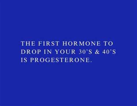 Perimenopause And Progesterone Dana James